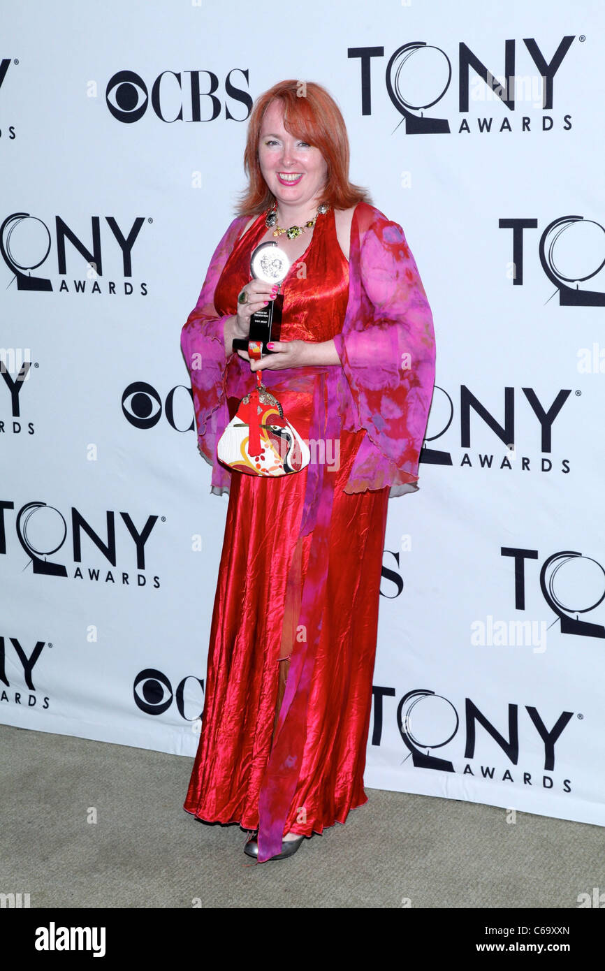 Rae Smith in the press room for American Theatre Wing's 65th Annual ...