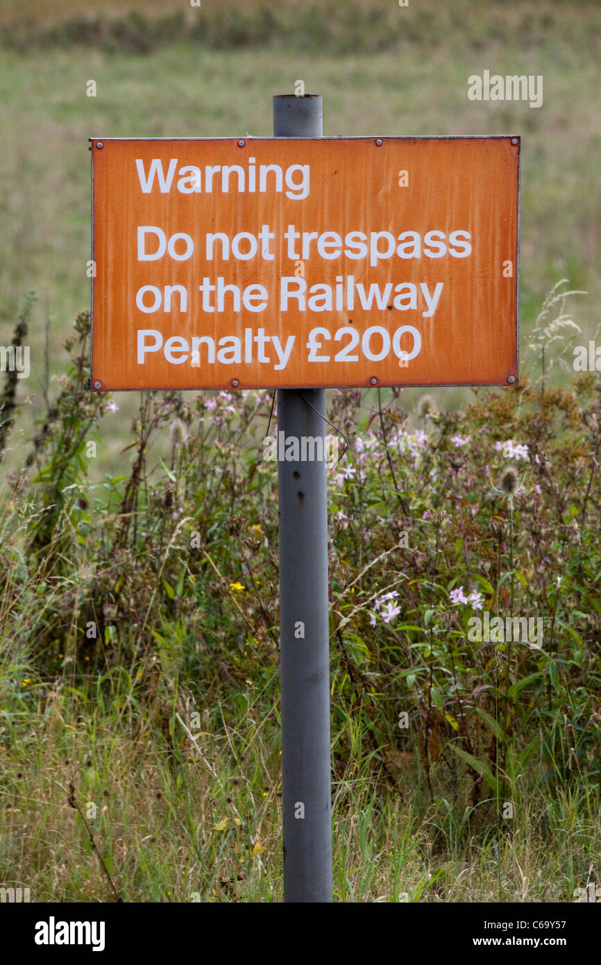 Public Warning sign Stock Photo - Alamy