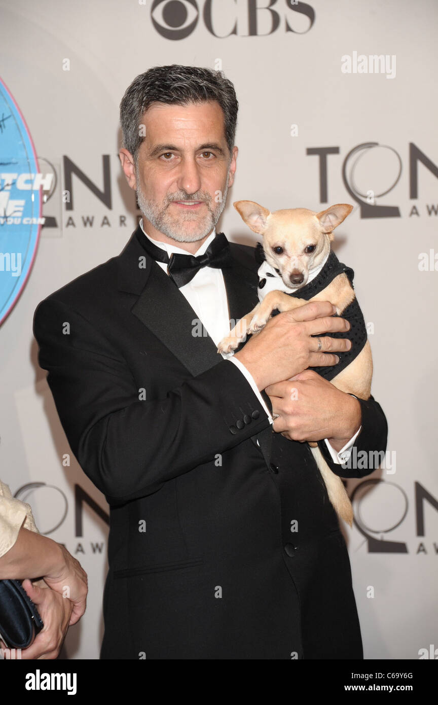 William Berloni, pet dog at arrivals for American Theatre Wing's 65th ...