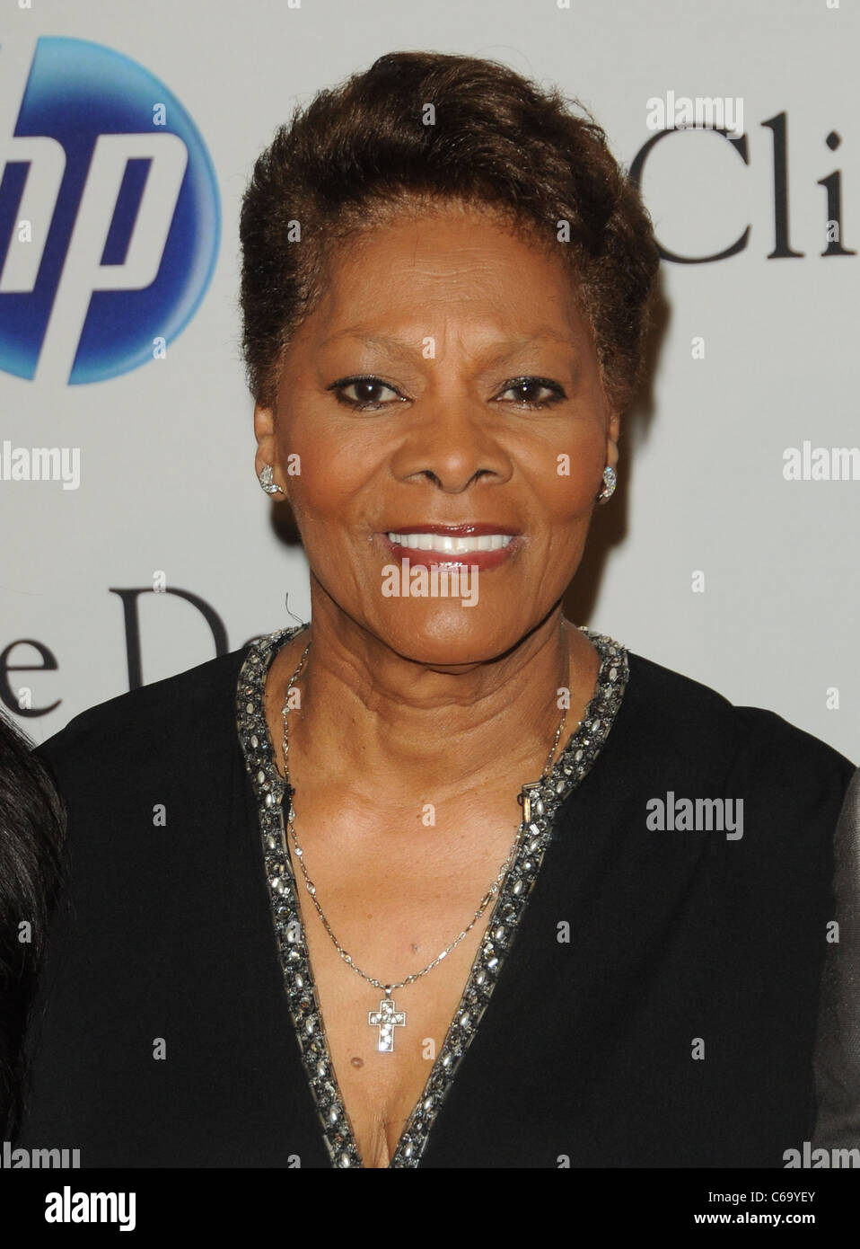 Dionne warwick clive davis pre grammy party 2011 hi-res stock ...