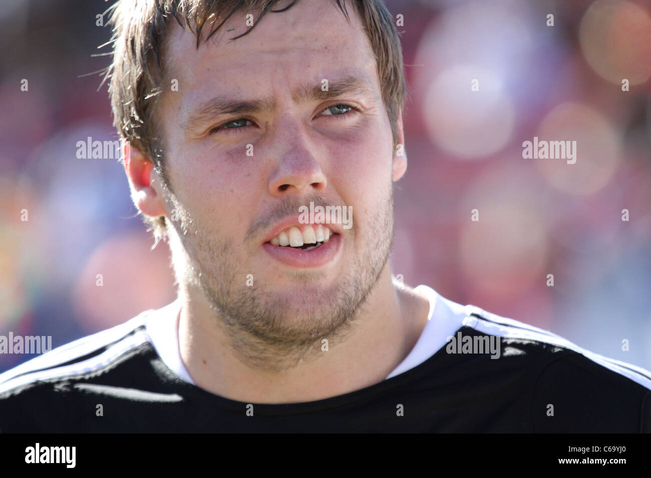 Tim Mikkelson of New Zealand at a public appearance for The 2011 USA ...