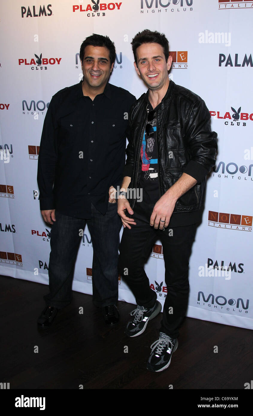 Emanuel Kiriakou, Joey McIntyre in attendance for DJ Pauly D at MOON ...