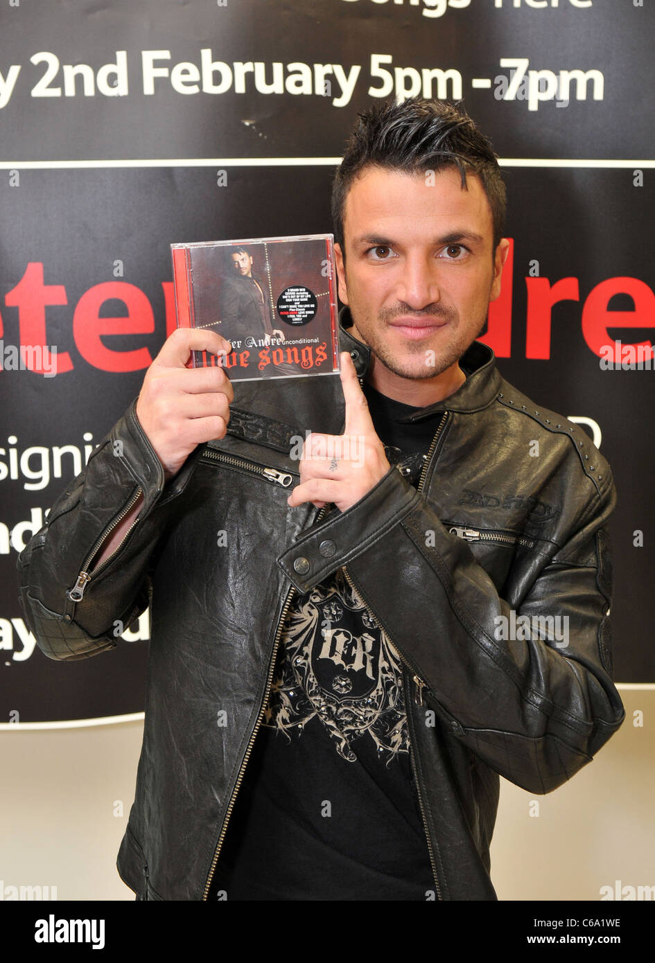 Peter Andre promotes and signs copies of his new album 'Unconditional ...