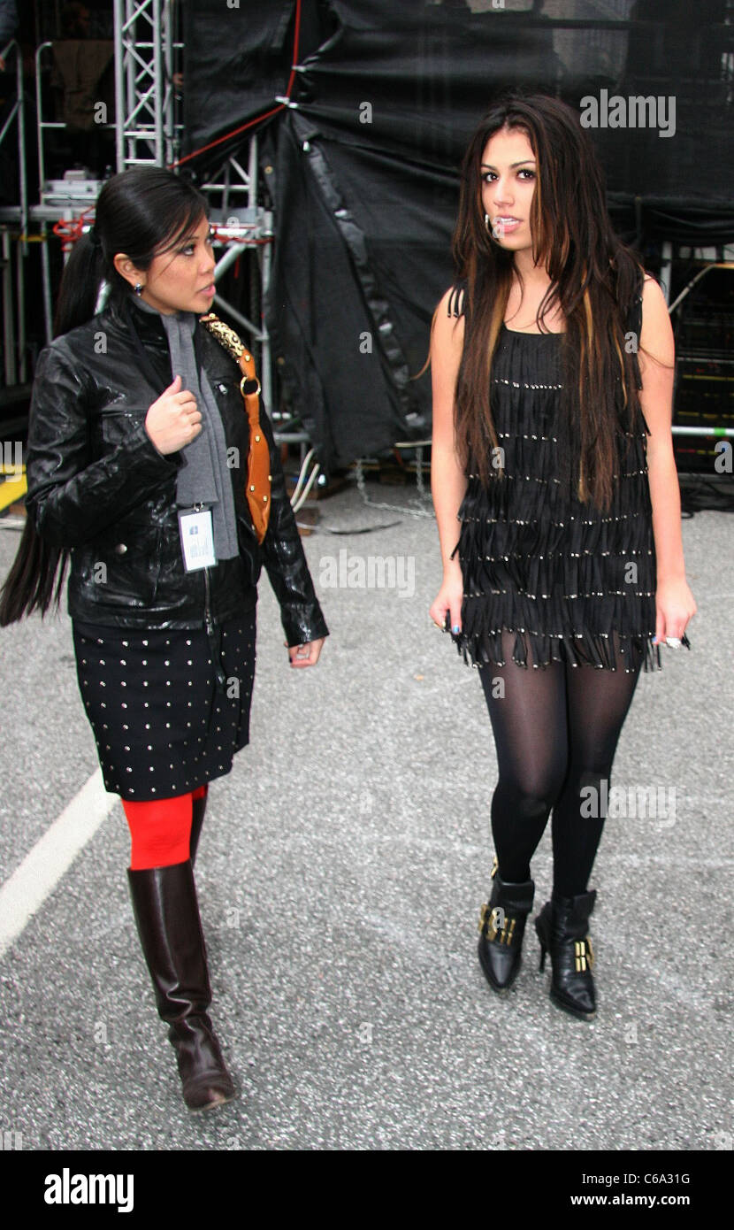 Gabriella Cilmi leaving the stage after performing live at the "TOP 821 ...