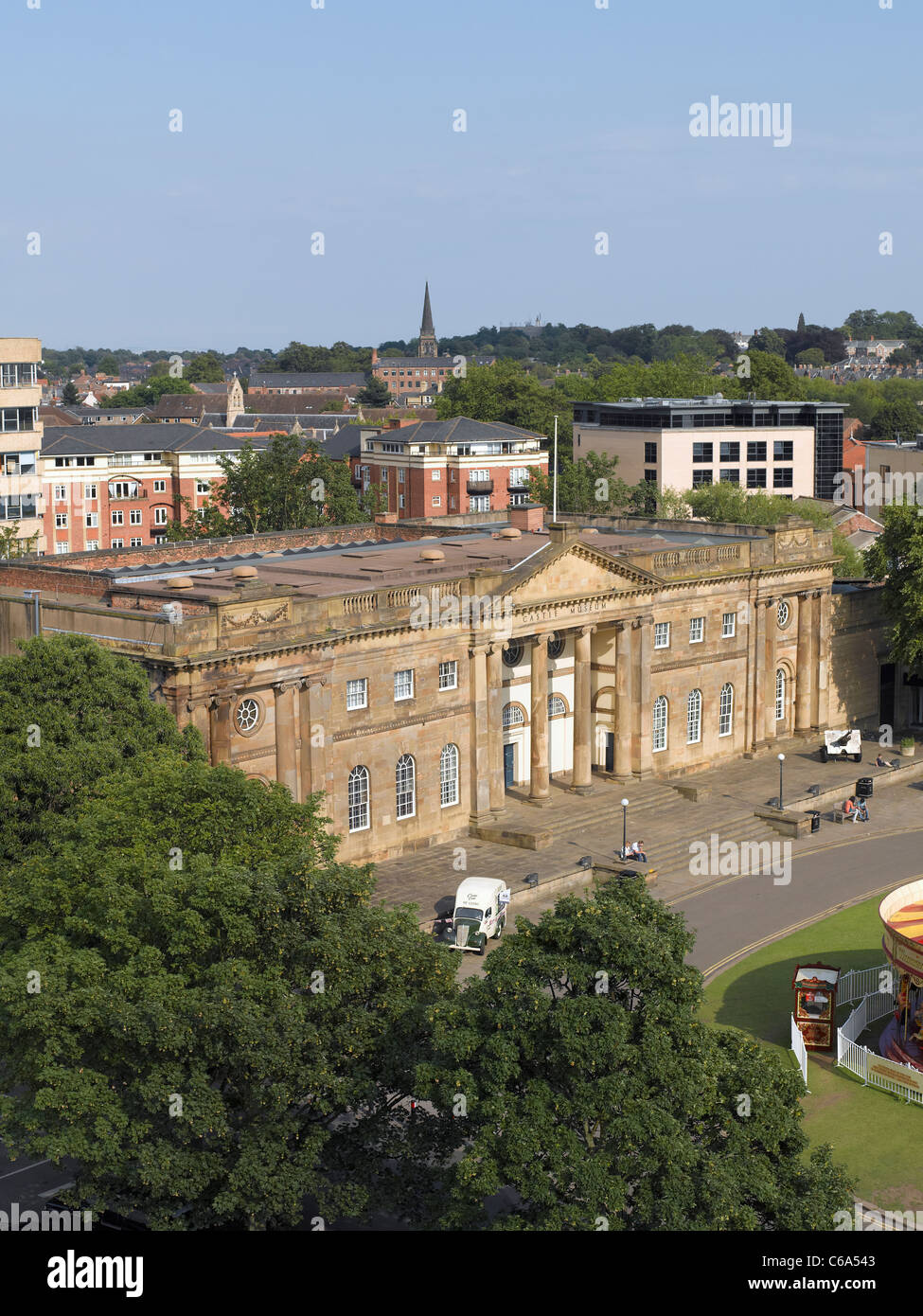 Aerial view york castle museum hi-res stock photography and images - Alamy