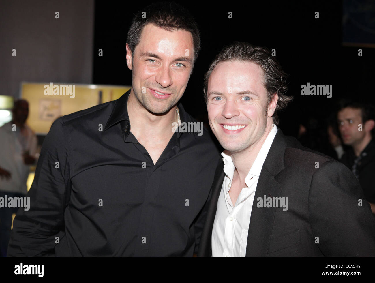 Marco Schreyl,Daniel Aichinger at the aftershow party after the final ...