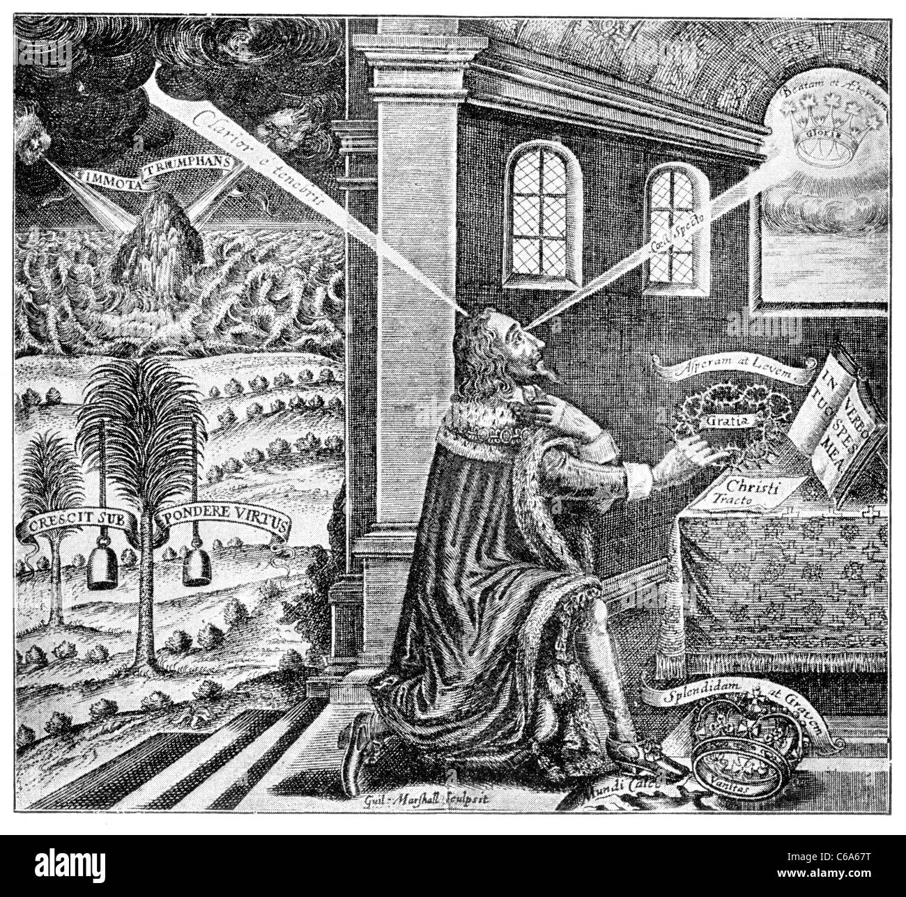 Frontispiece of eikon basilike hi-res stock photography and images - Alamy