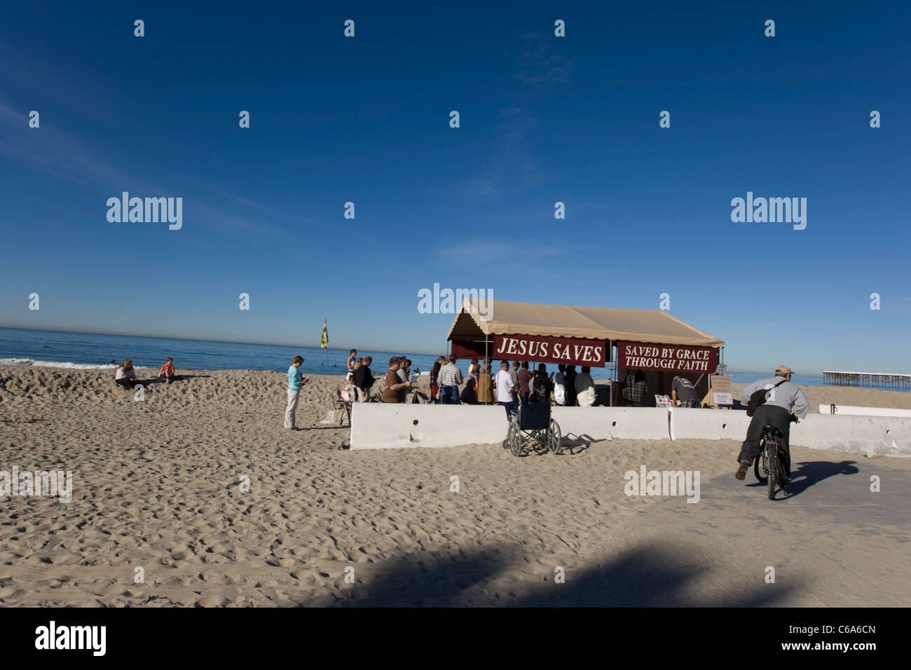 Prayers on the beach hi-res stock photography and images - Alamy