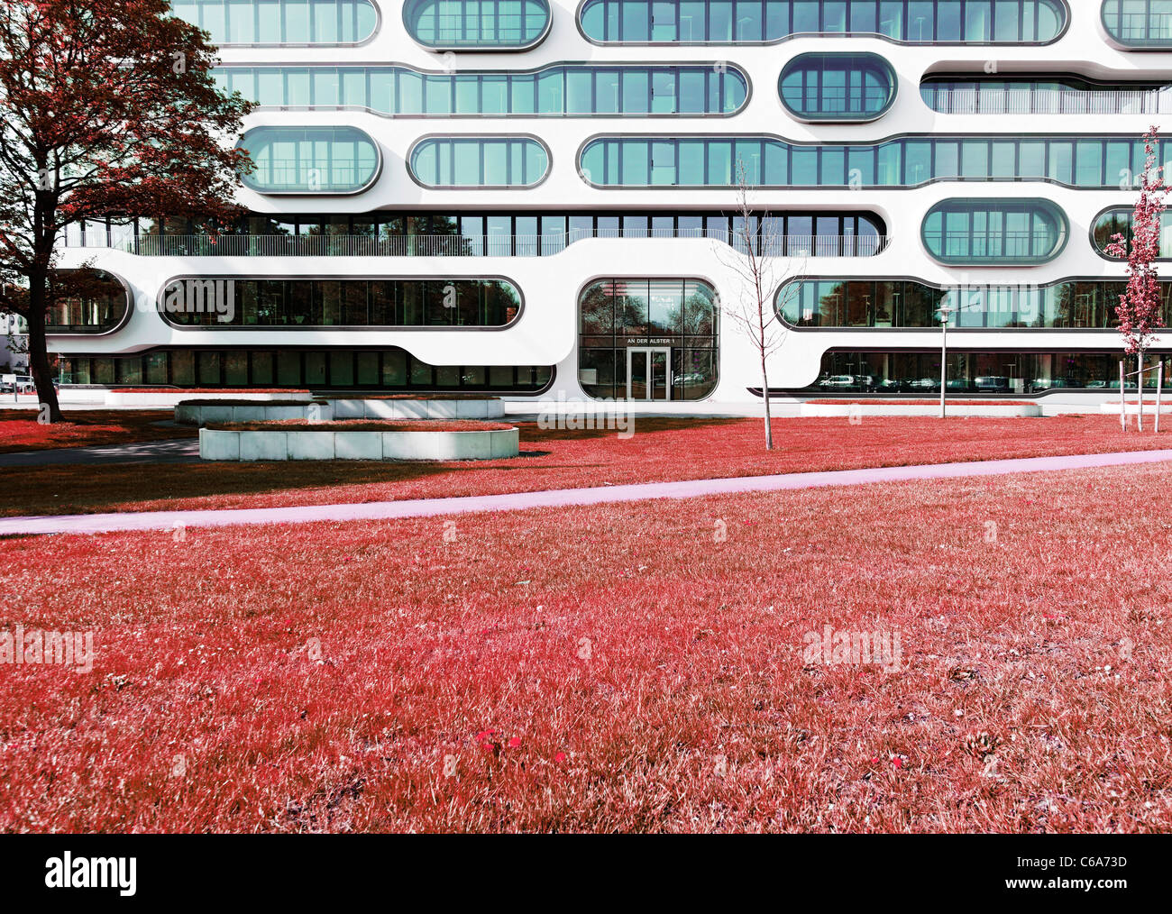office building, modern architecture, creative, design, An der Alster 1 ...