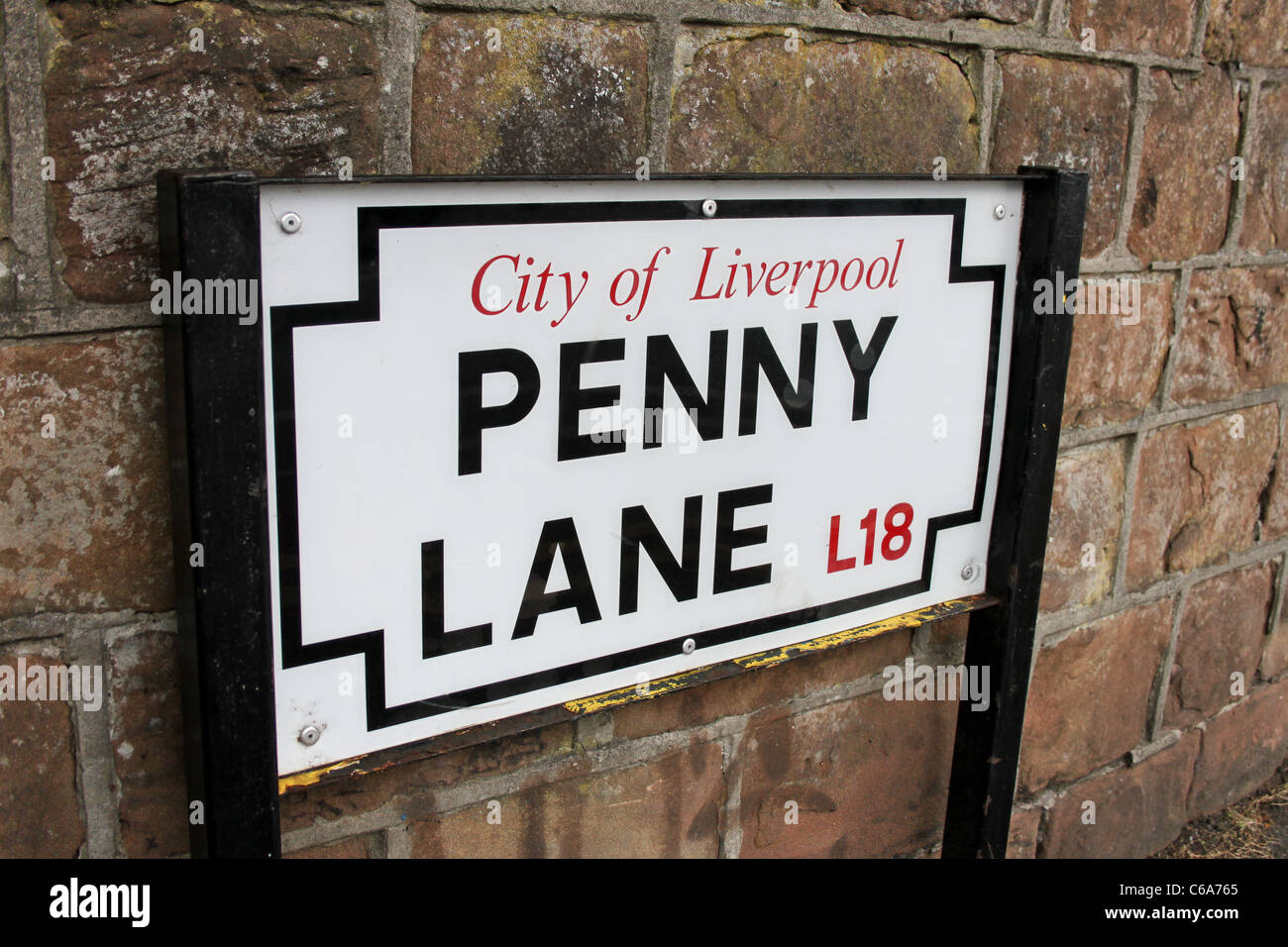 Penny Lane Road Sign High Resolution Stock Photography and Images - Alamy