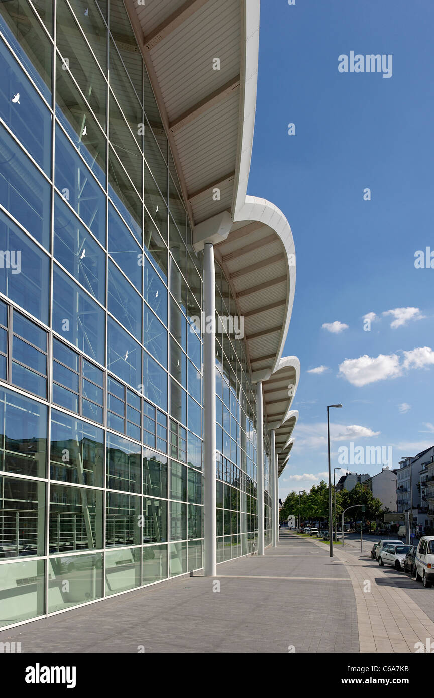 Neue Messe exhibition halls, modern architecture, Hanseatic City of ...