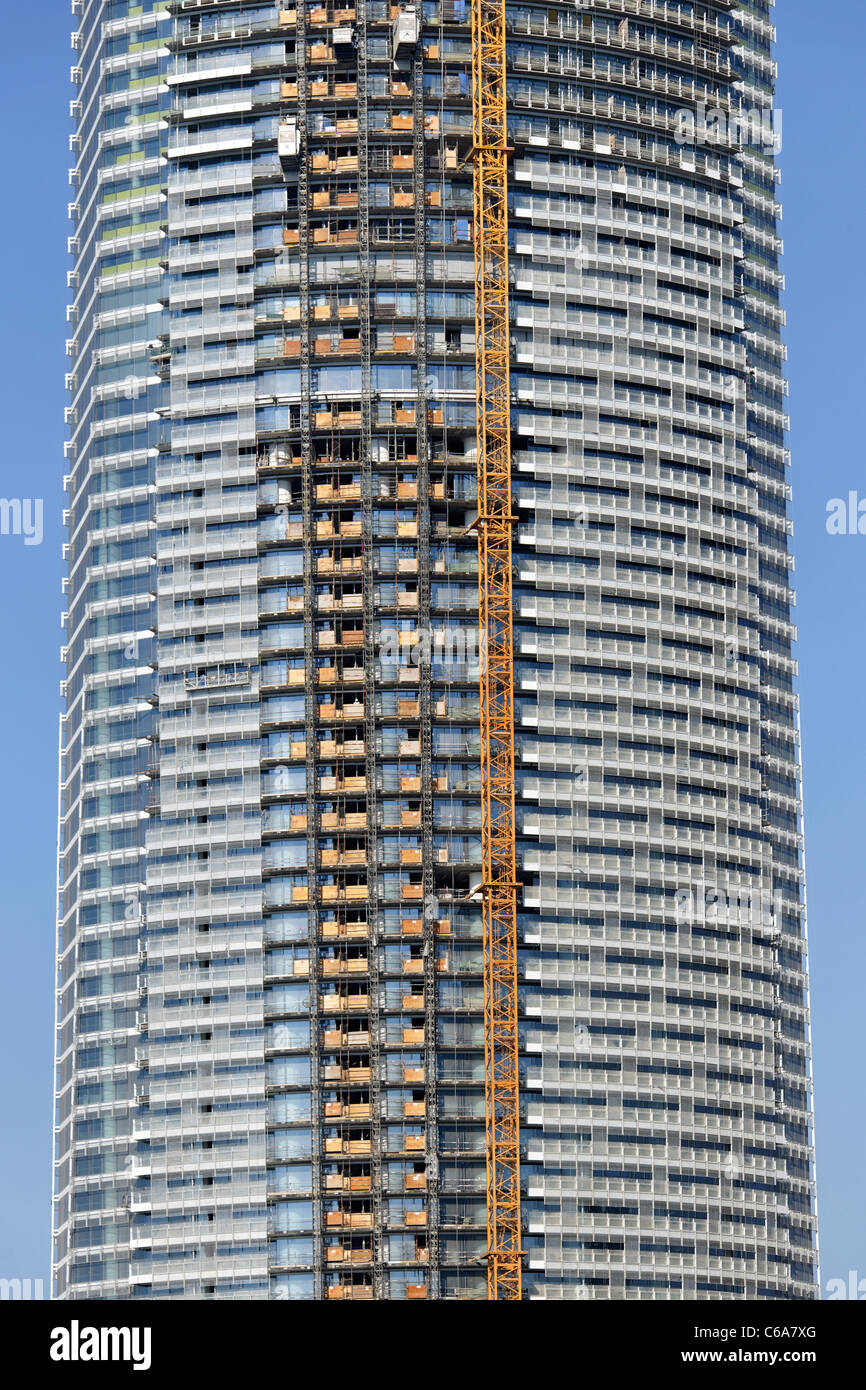 Photo Tower Building Under Construction High Resolution Stock ...