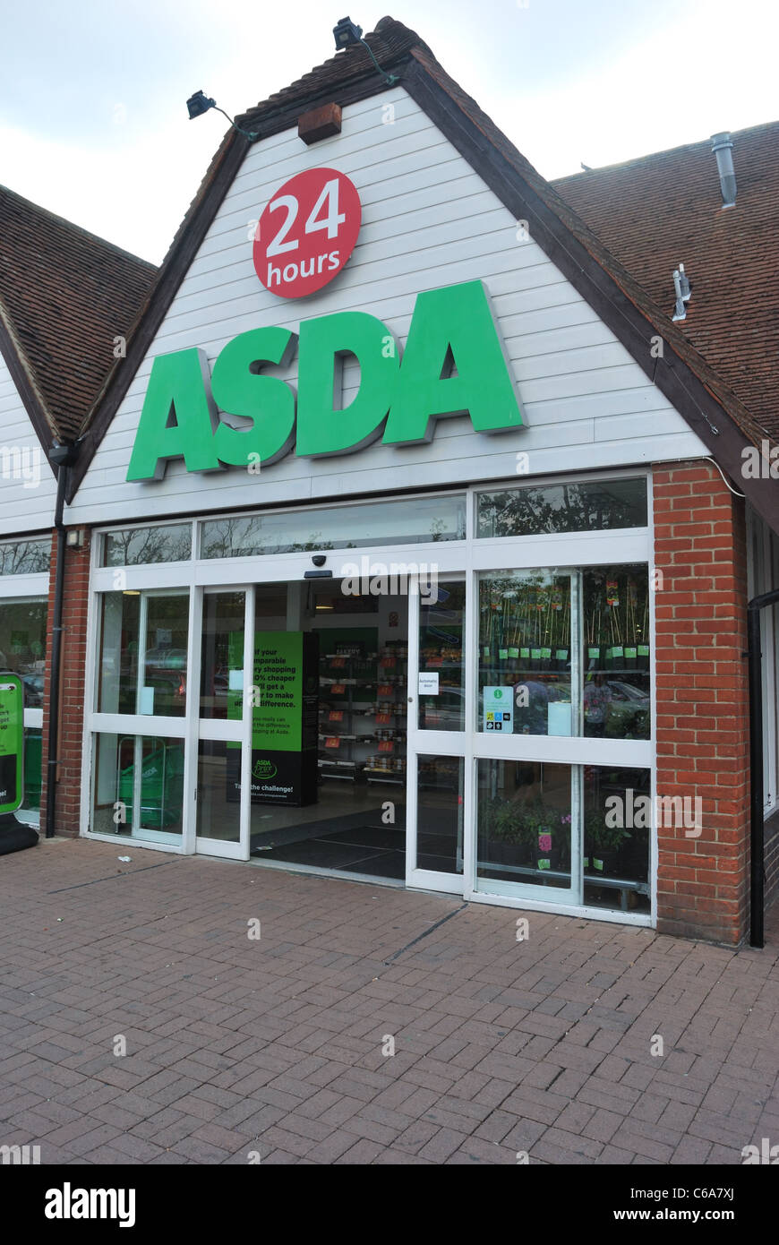 asda supermarket entrance Stock Photo - Alamy