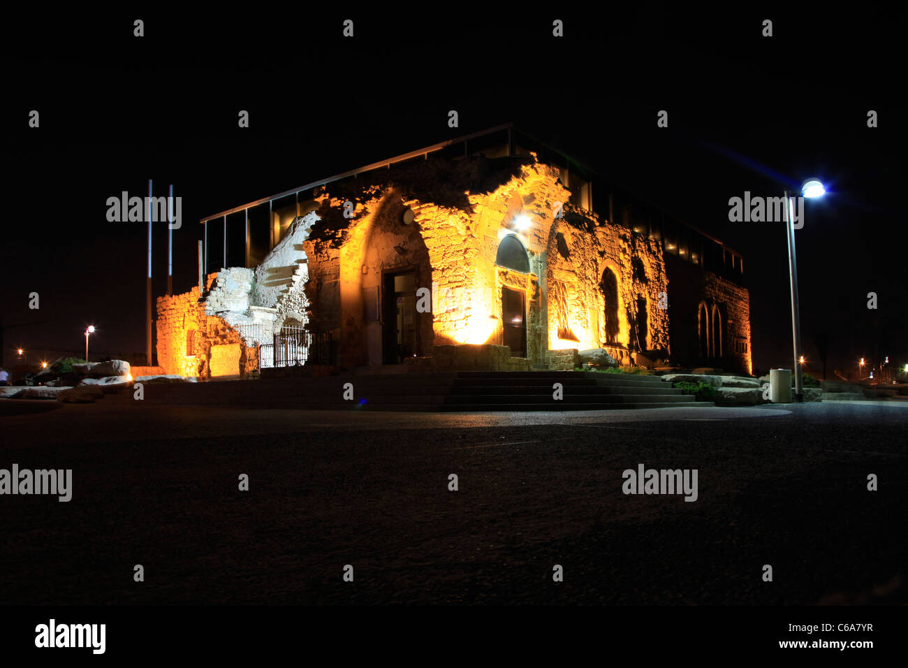 Exterior of the Etzel museum which offers detailed information on the ...