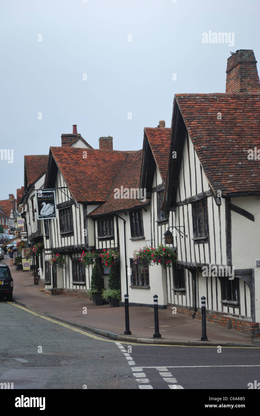 Cottages of lavenham hi-res stock photography and images - Alamy