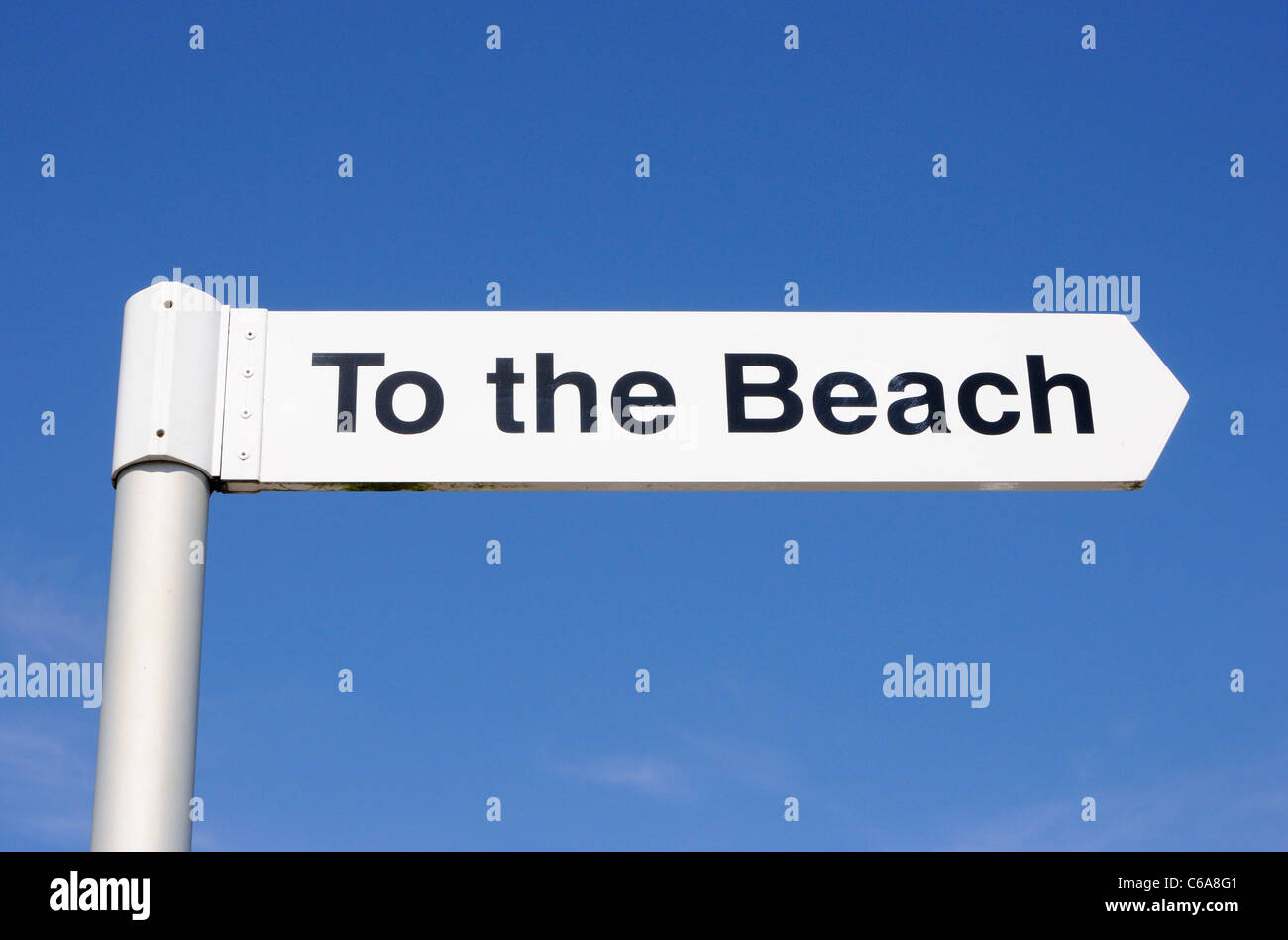 Beach signs hi-res stock photography and images - Alamy