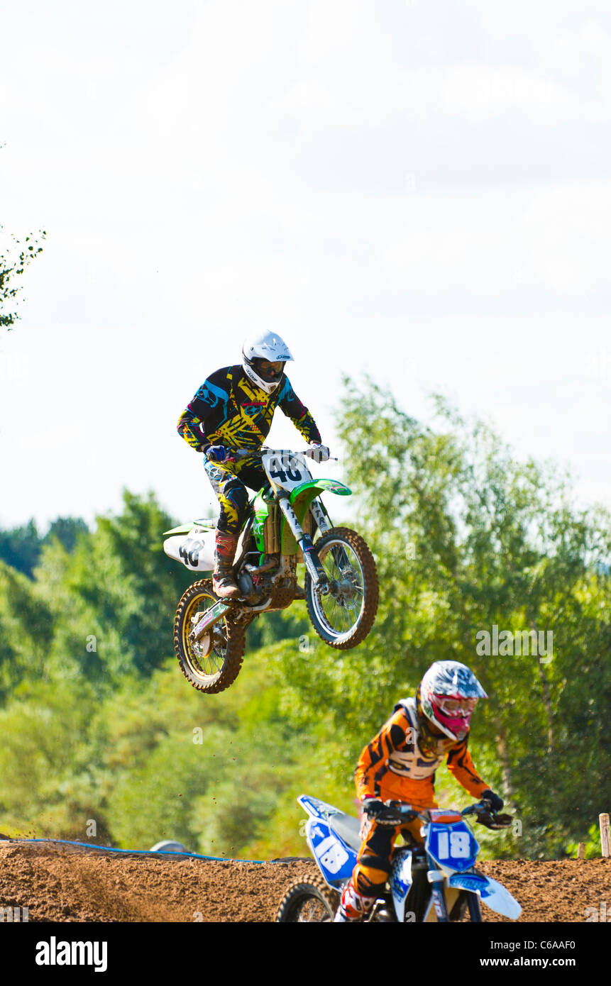 Motocross Racing @ Finningley, Yorkshire, United Kingdom Stock Photo ...