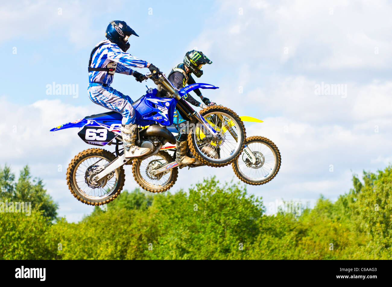 Motocross Racing @ Finningley, Yorkshire, United Kingdom Stock Photo ...