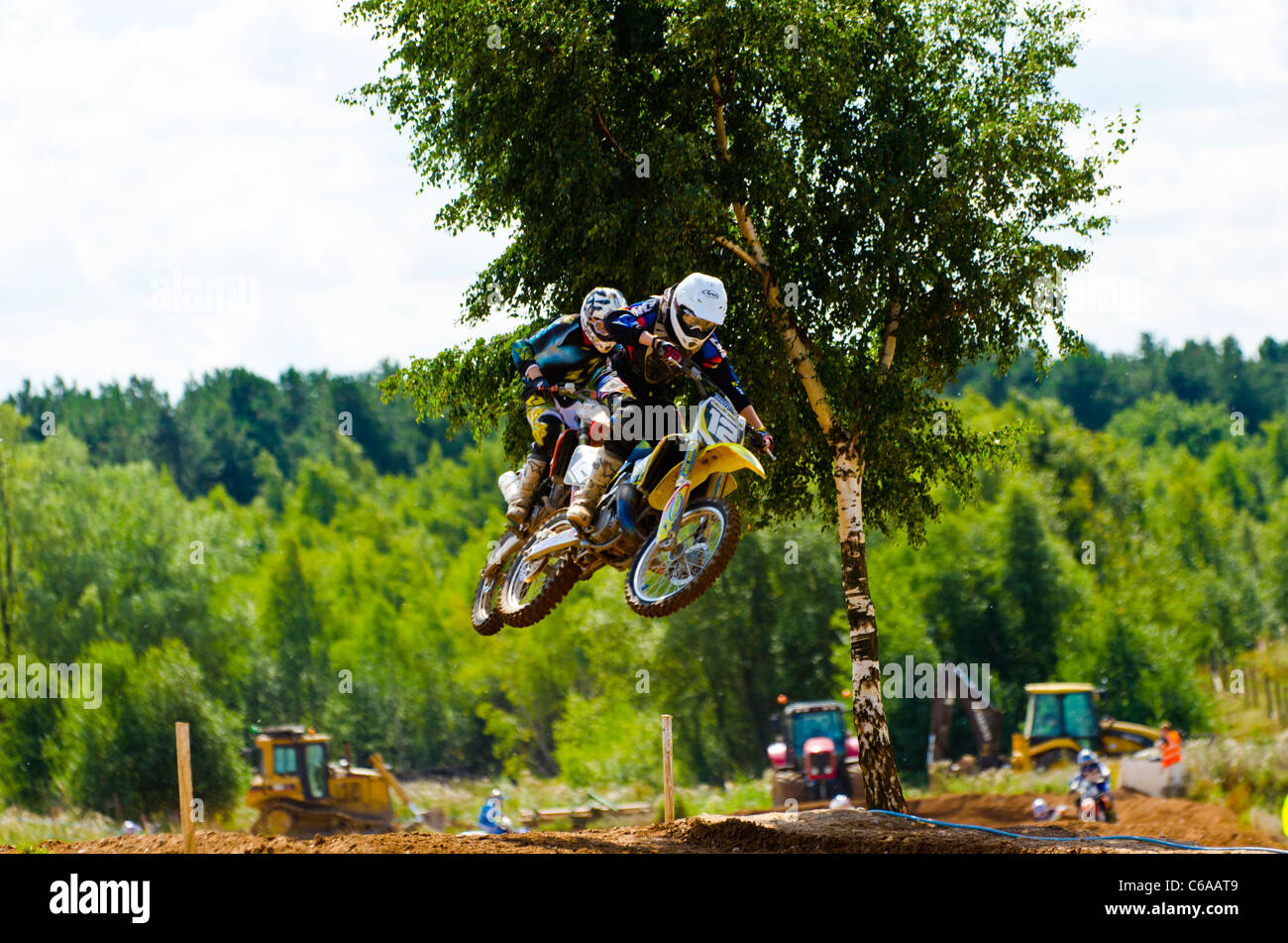 Motocross Racing @ Finningley, Yorkshire, United Kingdom Stock Photo ...