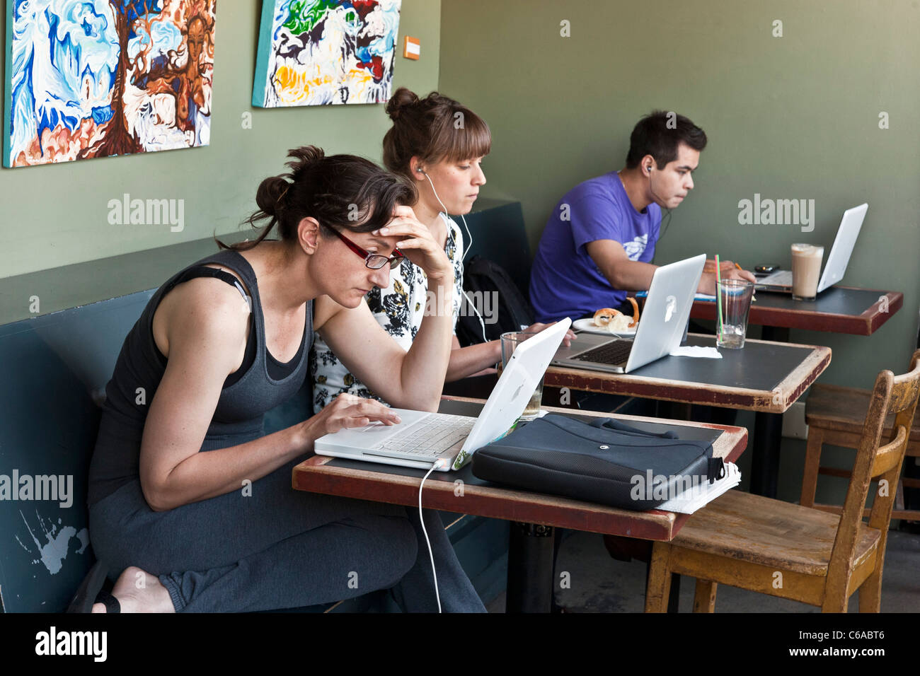 Man at two computer screens hi-res stock photography and images - Alamy