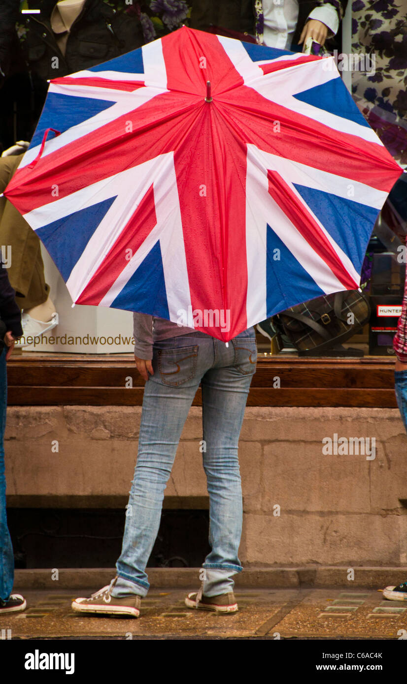 British flag umbrella hi-res stock photography and images - Alamy