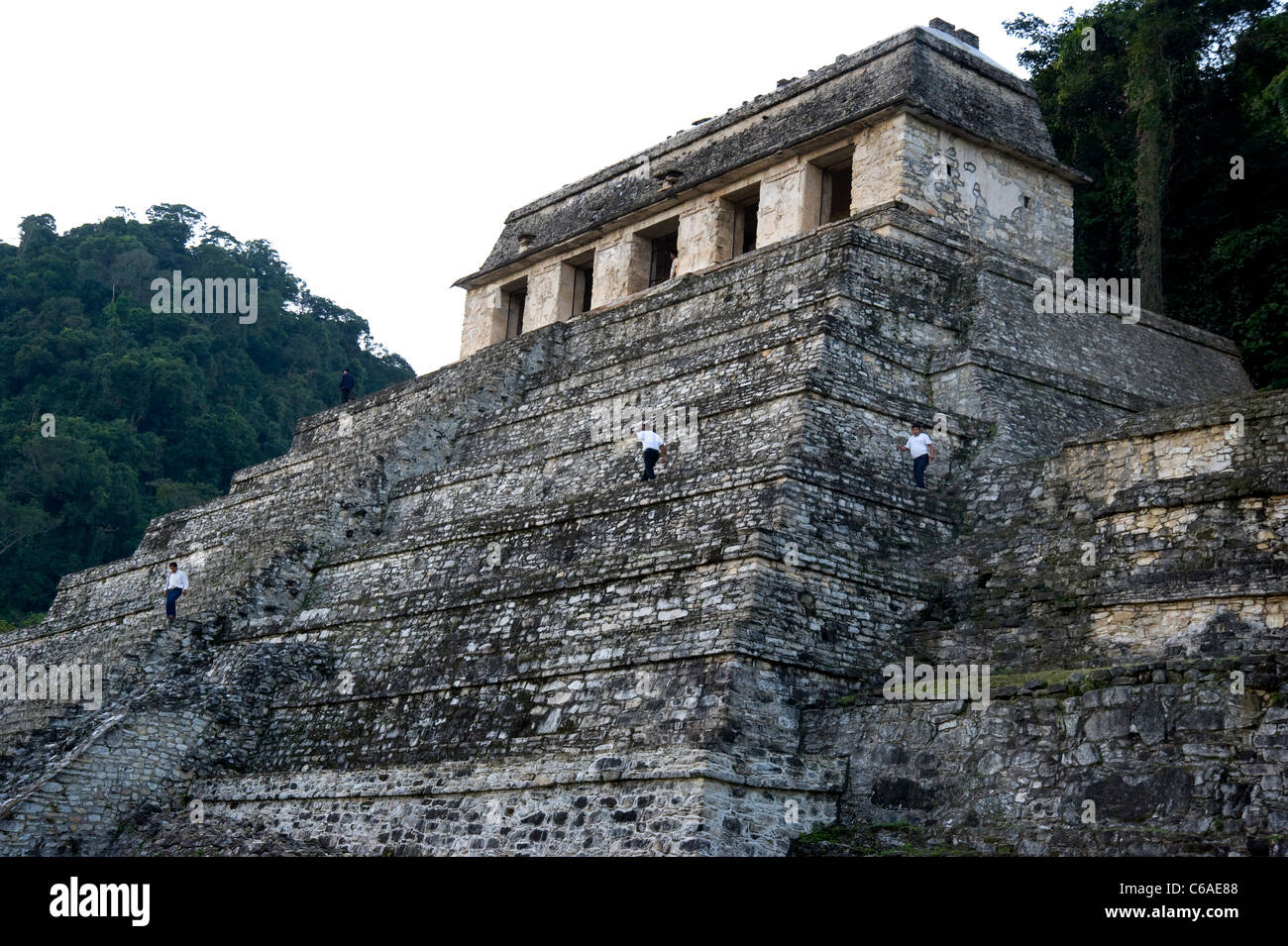 Mayan Ruins at Palenque, Mexico Stock Photo - Alamy