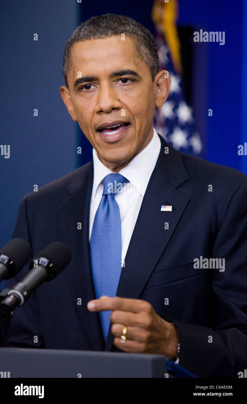 White house press briefing room hi-res stock photography and images - Alamy