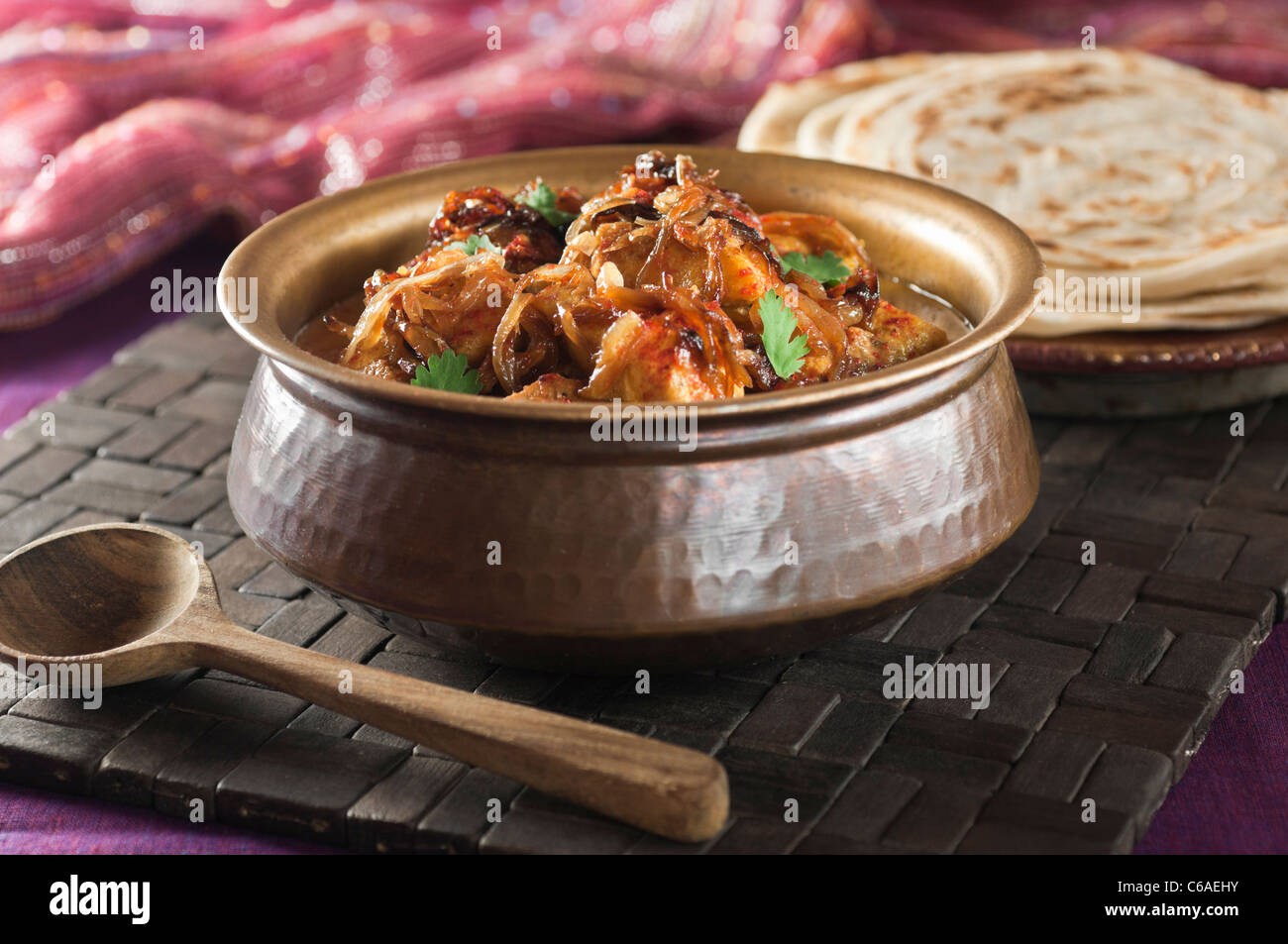 Chicken dopiaza curry indian food hi-res stock photography and images ...