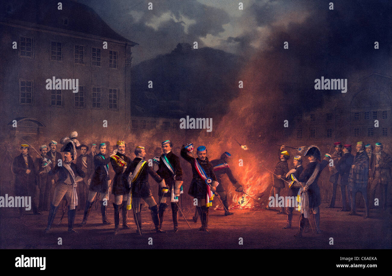 Fackelzug - German torch light procession Stock Photo - Alamy