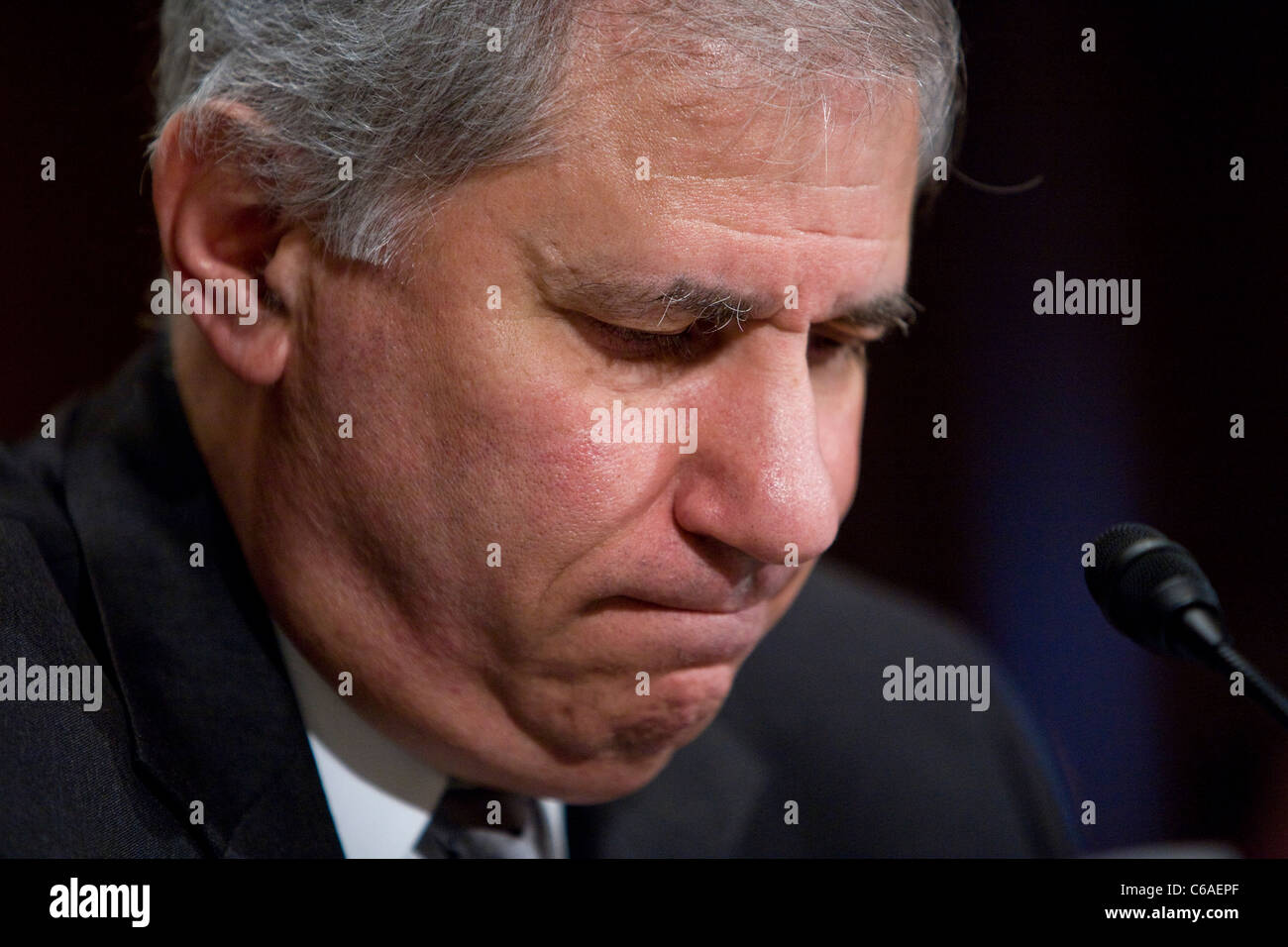 Martin Gruenberg during his Senate confirmation hearing to become ...