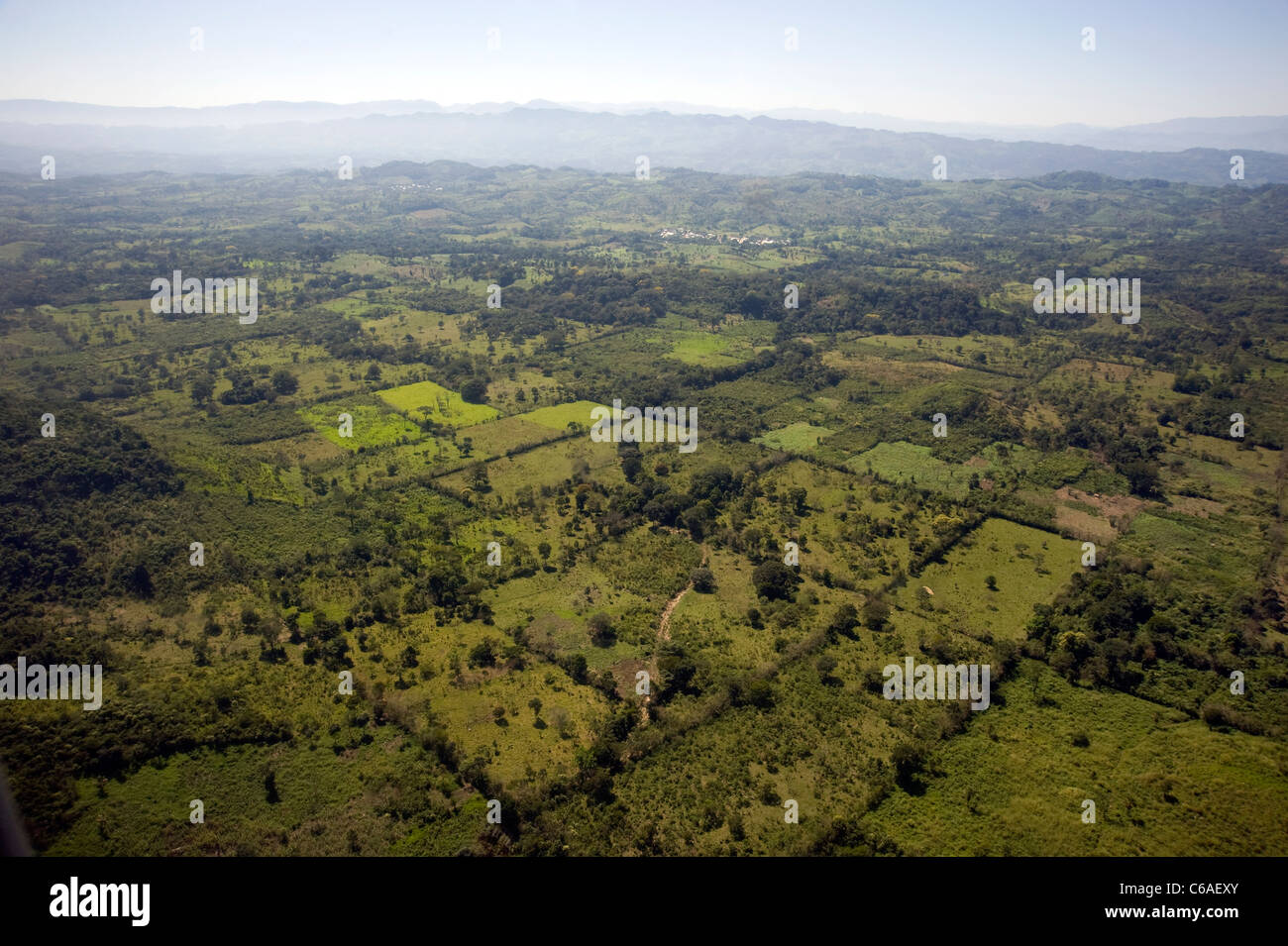 Aerial view of landscape in Chiapas, Mexico Stock Photo - Alamy
