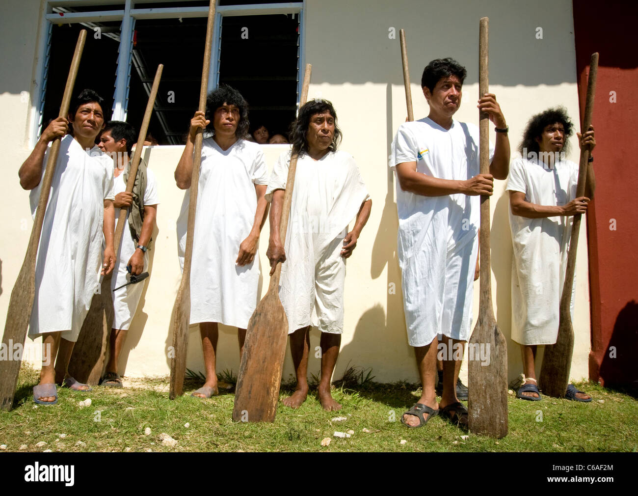 Lacandon people in Metzabok, Mexico Stock Photo - Alamy