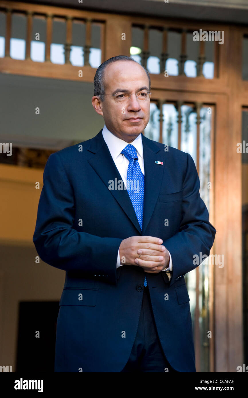 President Felipe Calderon of Mexico Stock Photo - Alamy