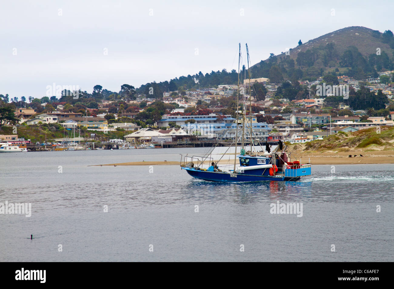 Fishing boat, Morro Bay California Stock Photo - Alamy