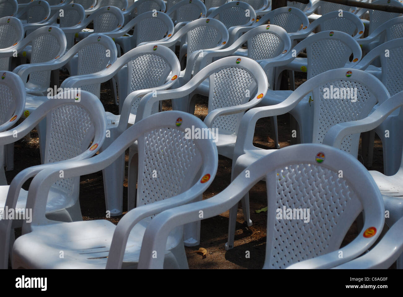 Plastic chair hi-res stock photography and images - Alamy