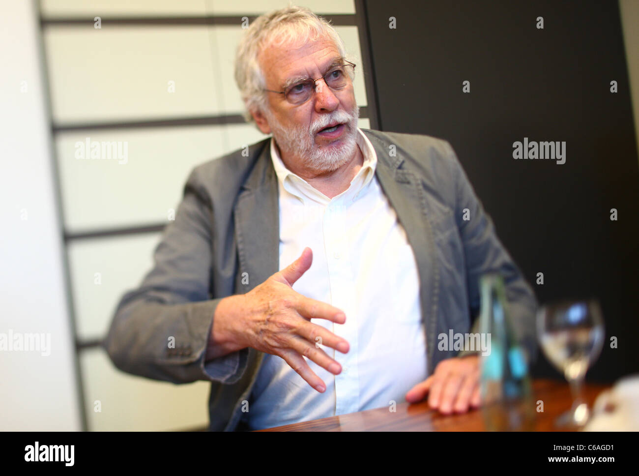 Atari founder Nolan Bushnell during an interview at Intercontinental ...