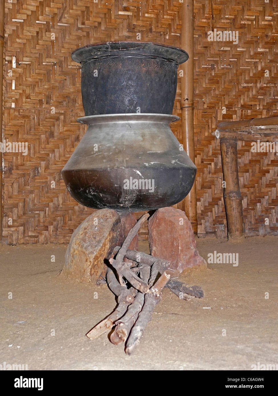 Traditional fireplace, India Stock Photo - Alamy