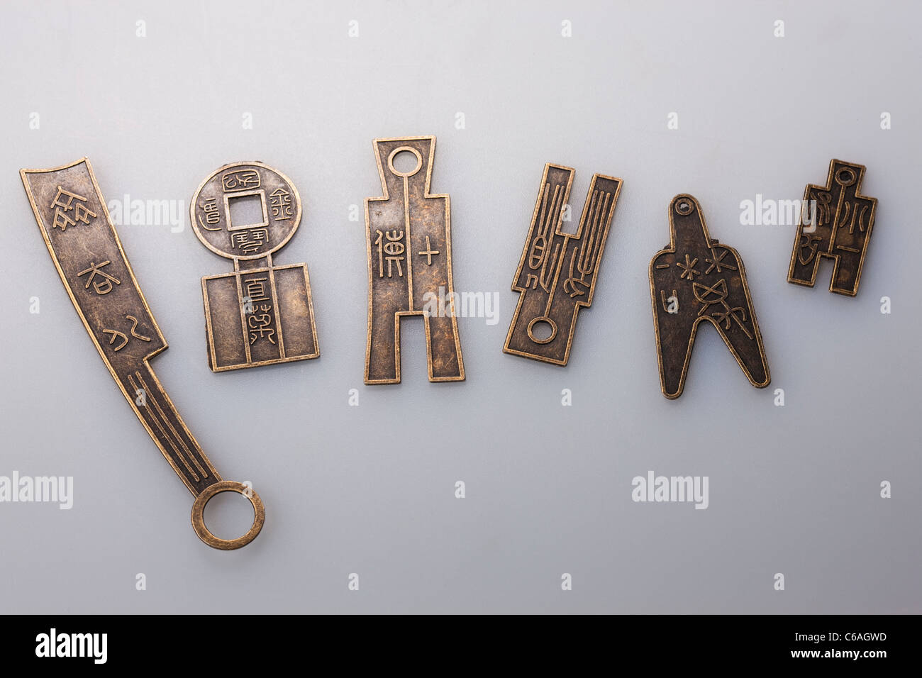 Ancient Chinese metalwork Stock Photo - Alamy