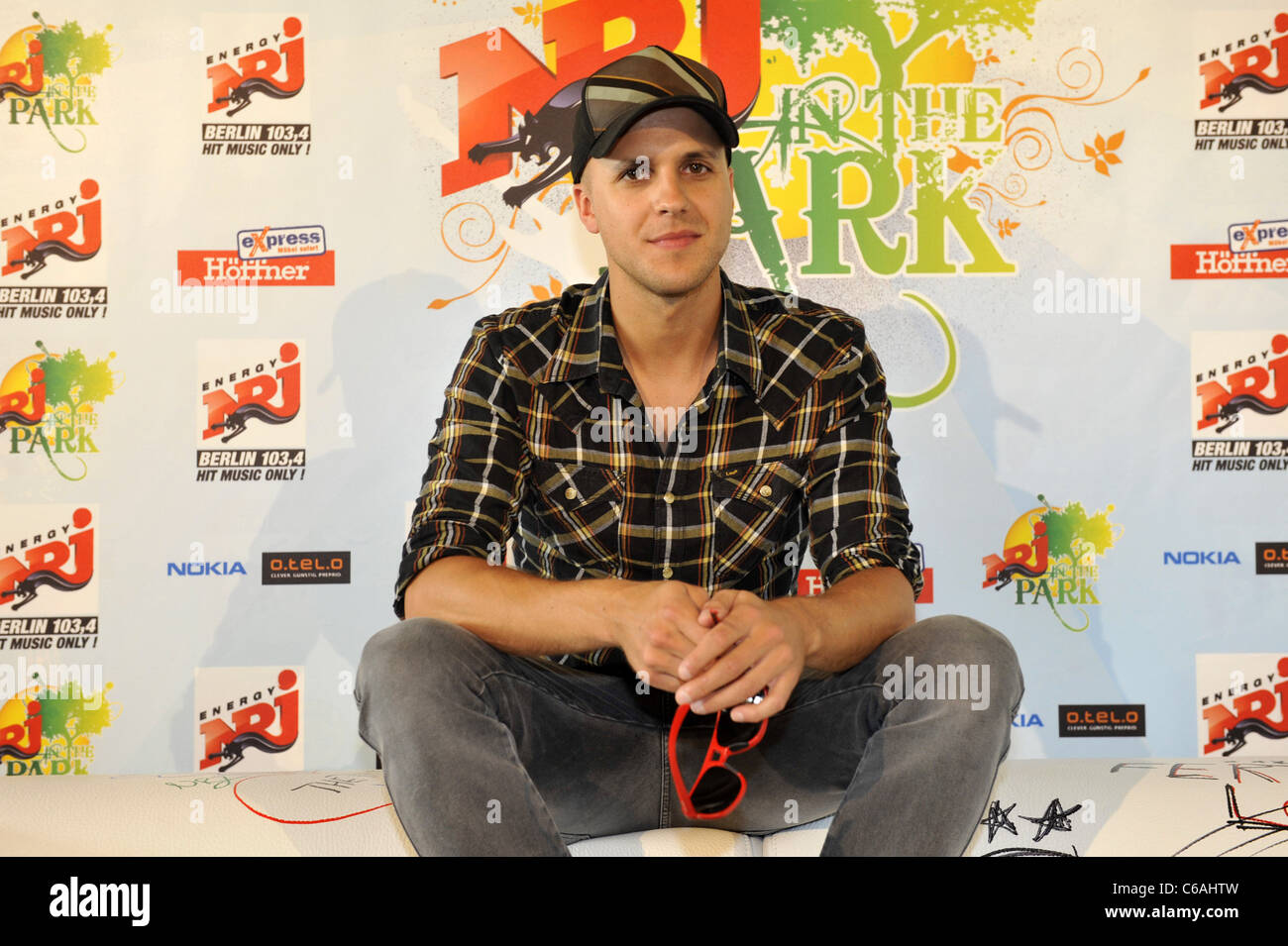 Milow at Energy In The Park open air free concert at Strandbad Wannsee ...