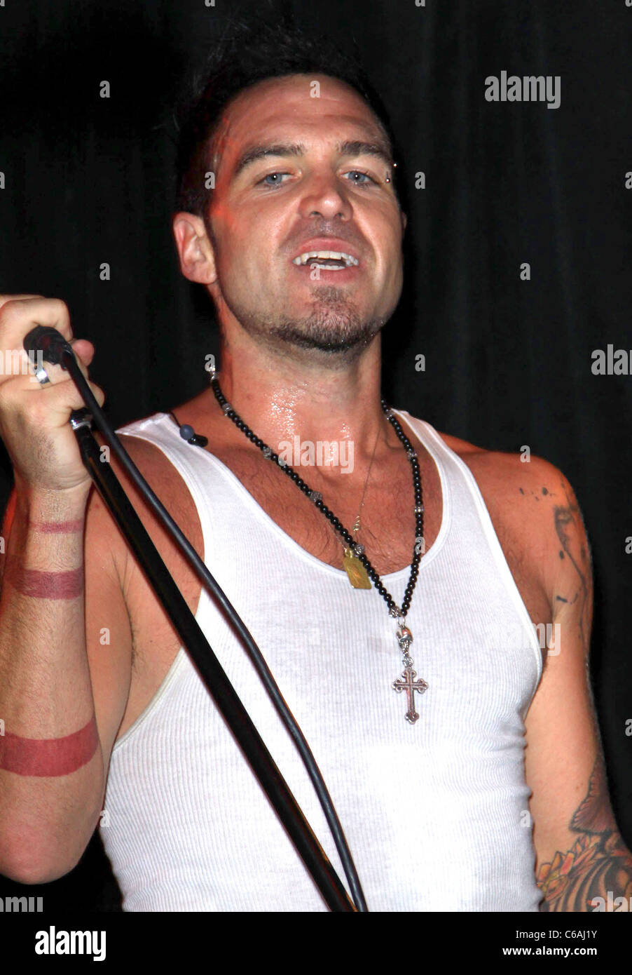 Toby Rand of Juke Kartel Bands perform live at the Viper Room in West ...
