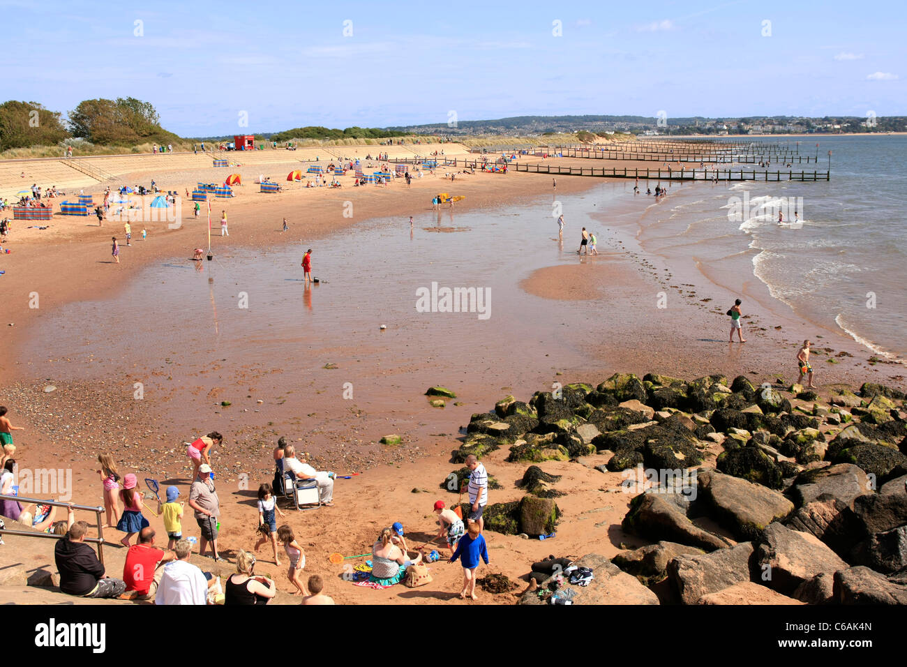 The beach at Dawlish Warren in Devon England Stock Photo - Alamy