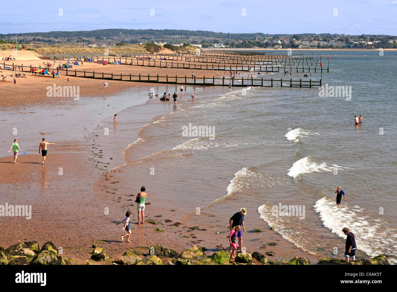 The beach at Dawlish Warren in Devon England Stock Photo - Alamy