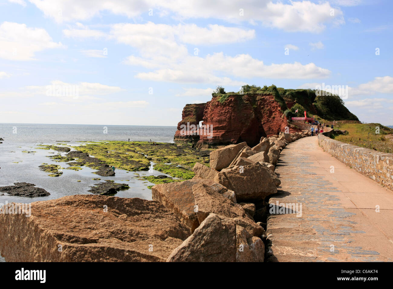 The Coastal path from Dawlish Warren to Dawlish Devon with Langstone ...