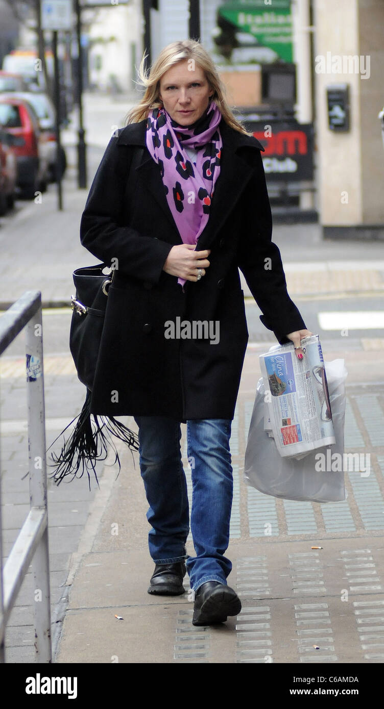 Jo Whiley arrives at the BBC Radio 1 studios to host her afternoon ...