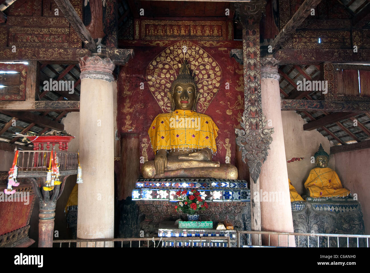 Wat Lai Hin. Lampang. Northern Thailand Stock Photo - Alamy