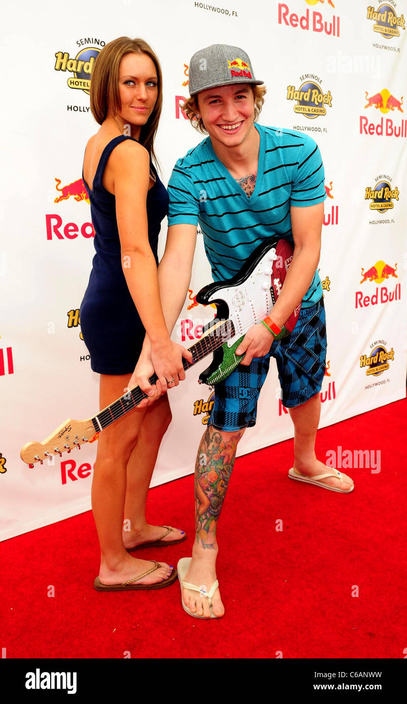 Kelly McCartney and BMX athlete Anthony Napolitan The Red Bull Pool ...