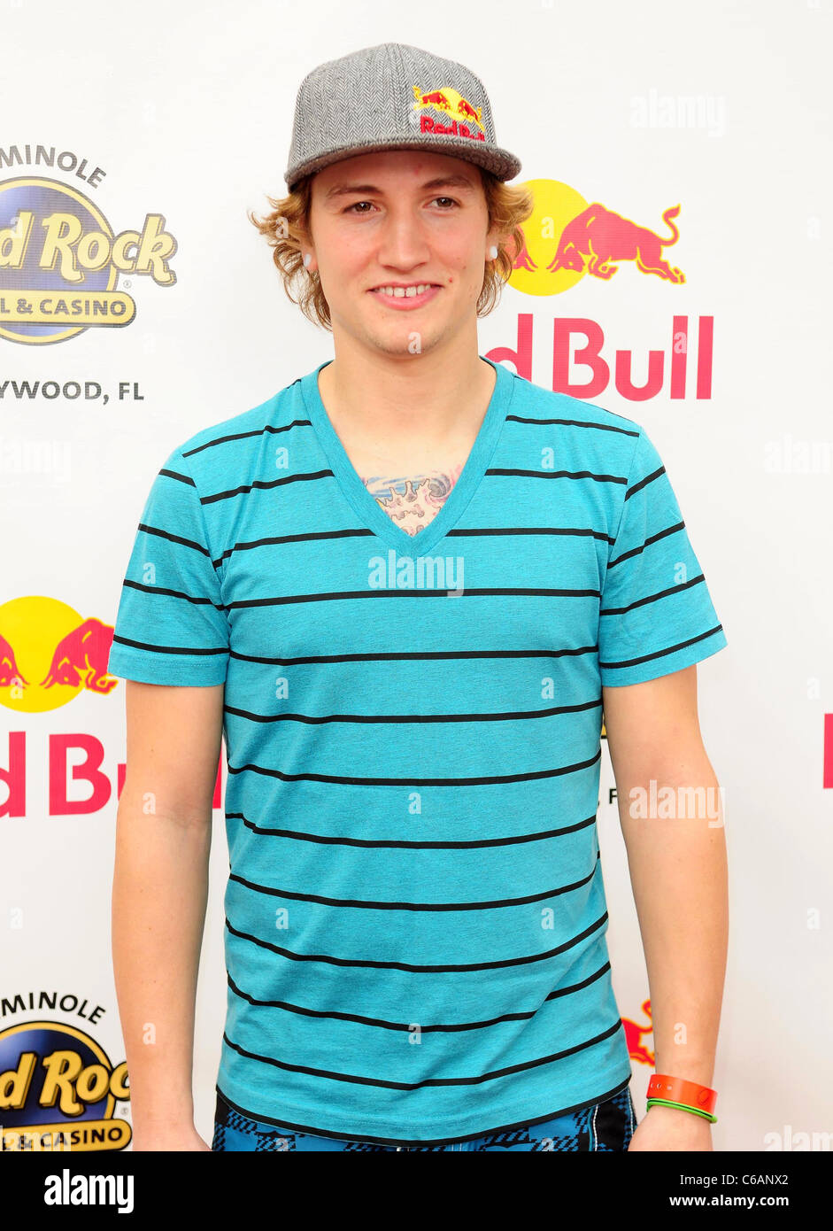 BMX athlete Anthony Napolitan The Red Bull Pool party held at Seminole ...