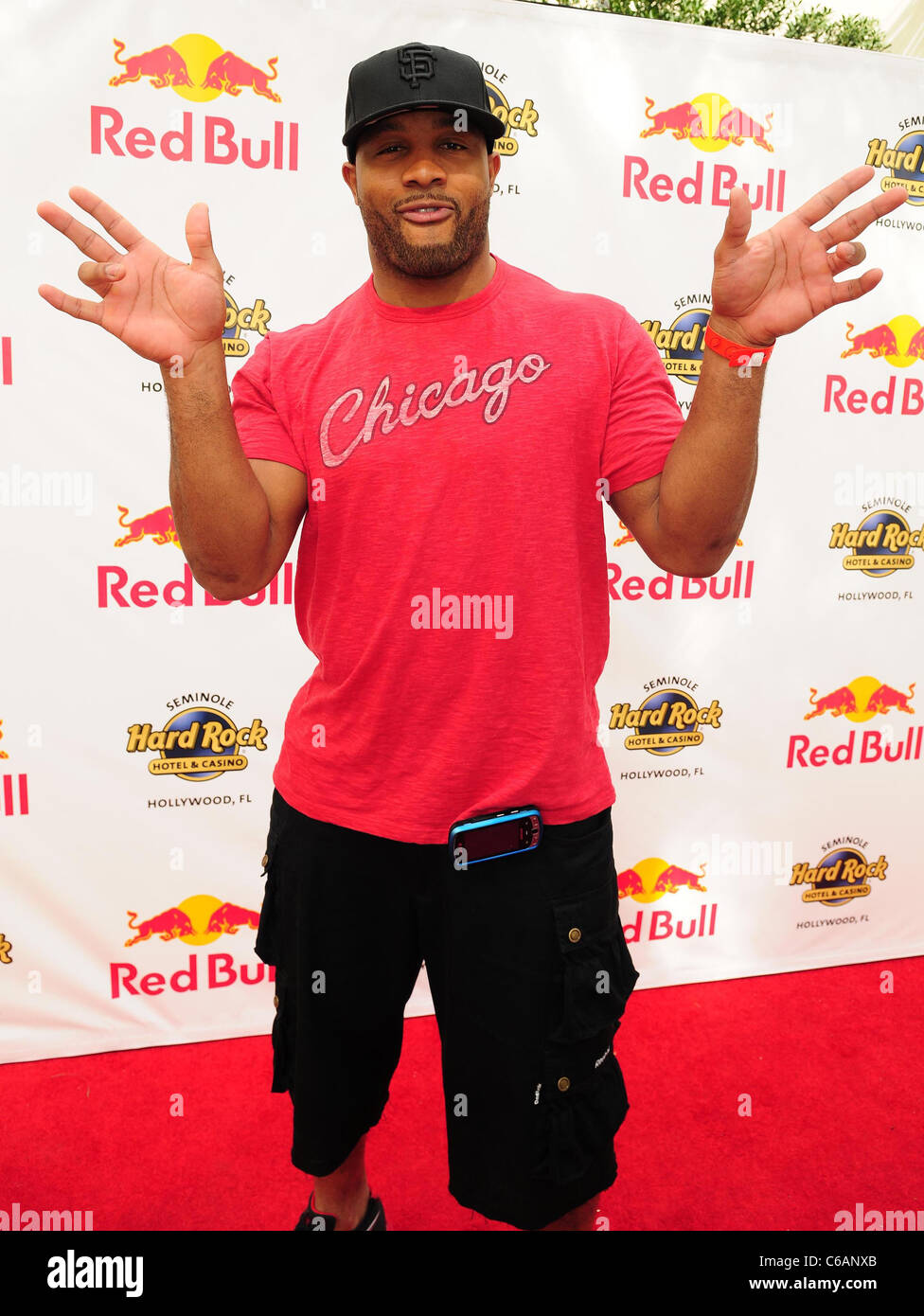 Lance Briggs of the Chicago Bears The Red Bull Pool party held at ...