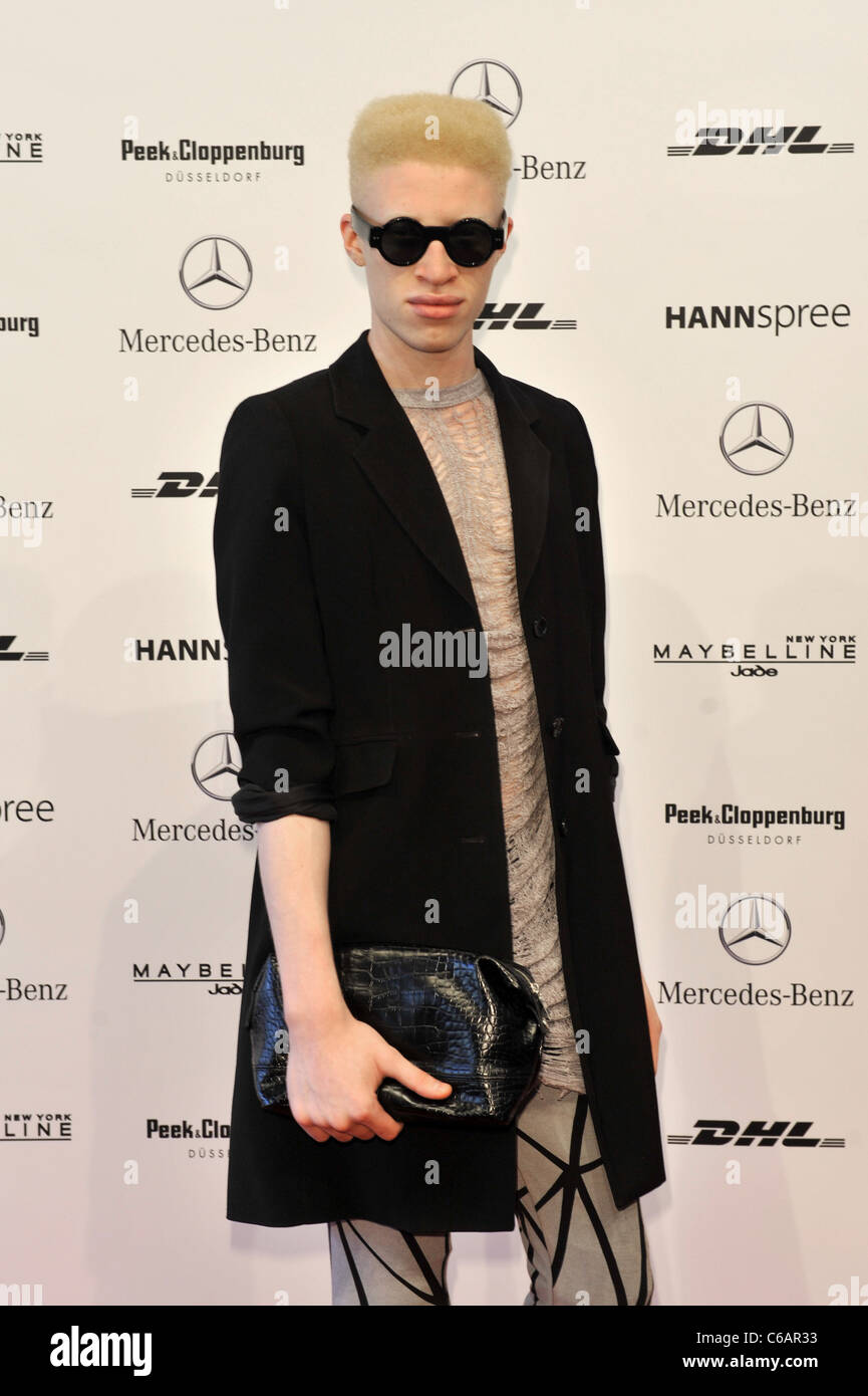 Shaun Ross at Dimitri fashion show at Mercedes Benz Fashion Week Berlin ...