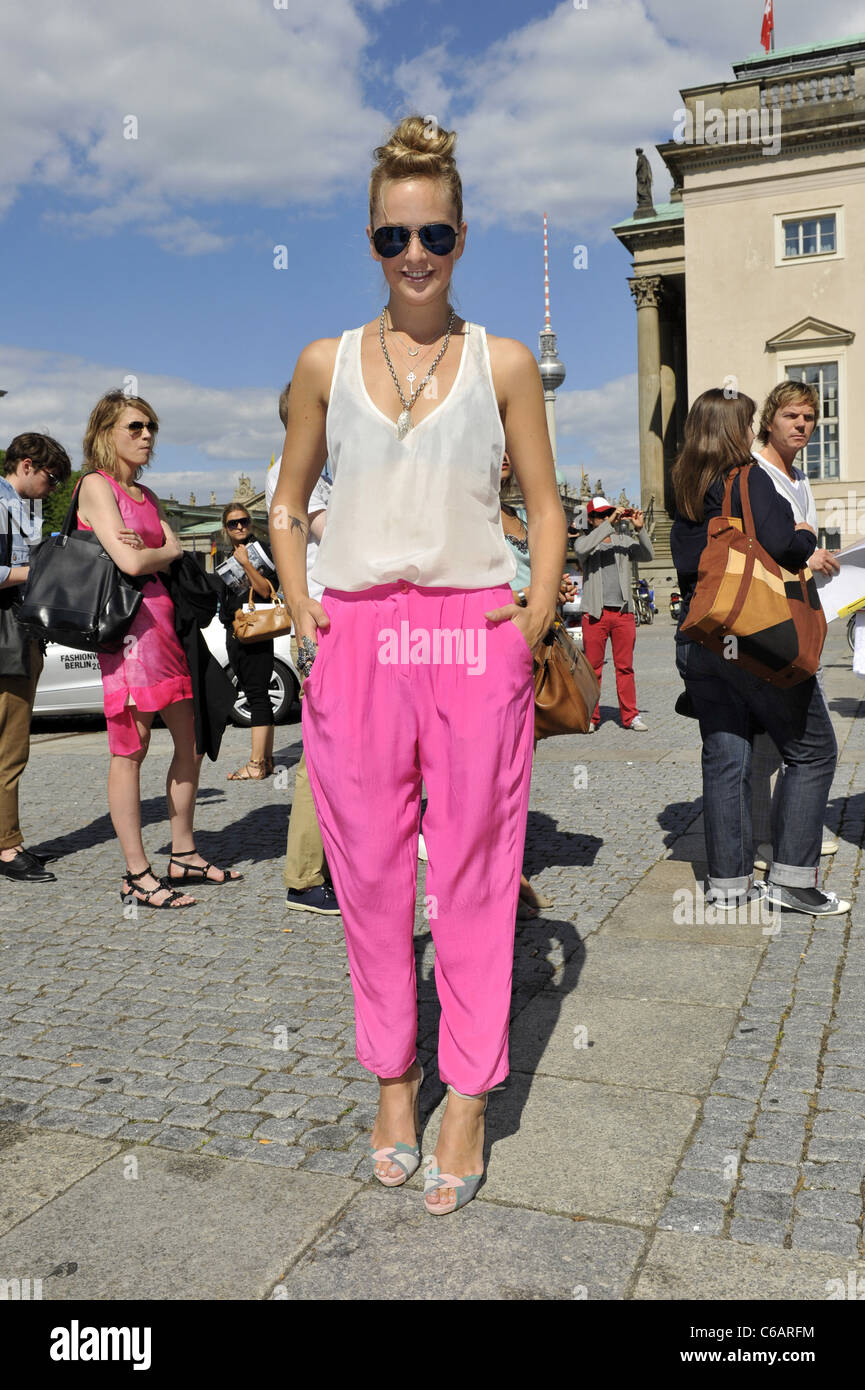 Esther Seibt at Lala Berlin show at Mercedes Benz Fashion Week Berlin ...